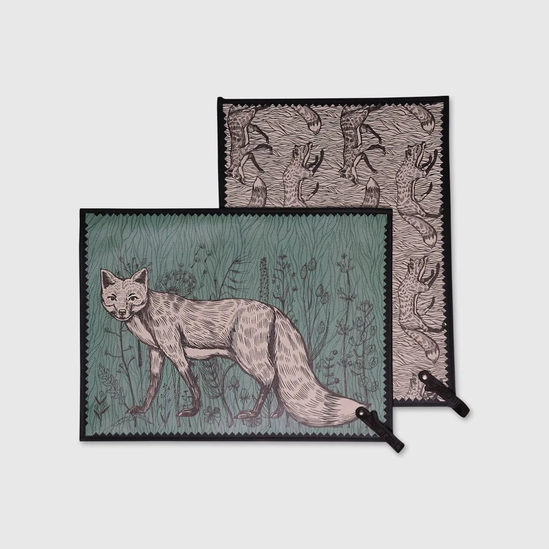 Mantel Individual Reversible Zorro Miga – GrilloLab